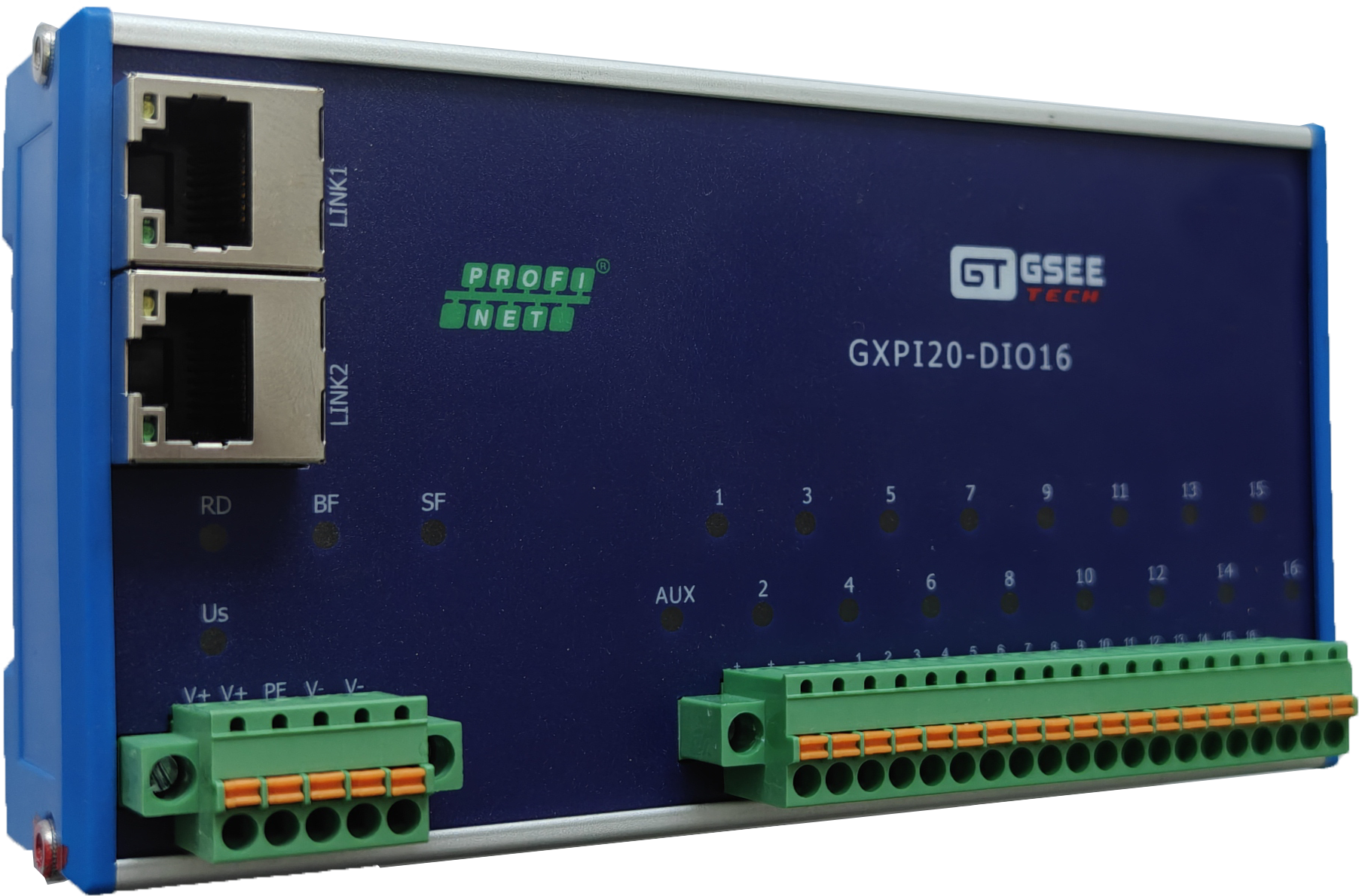 GXPI20-DIO16-IP20紧凑型-天津吉诺科技有限公司