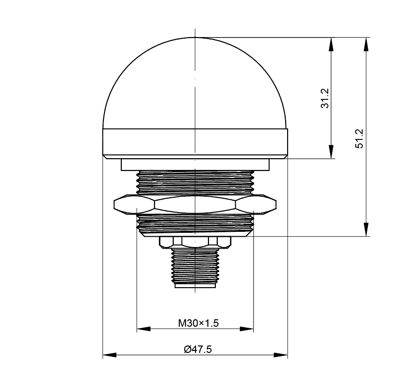 BD50-GRY-球泡指示灯-天津吉诺科技有限公司