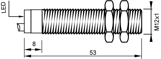 IB2-M12-E2/2M-标准圆柱形-天津吉诺科技有限公司
